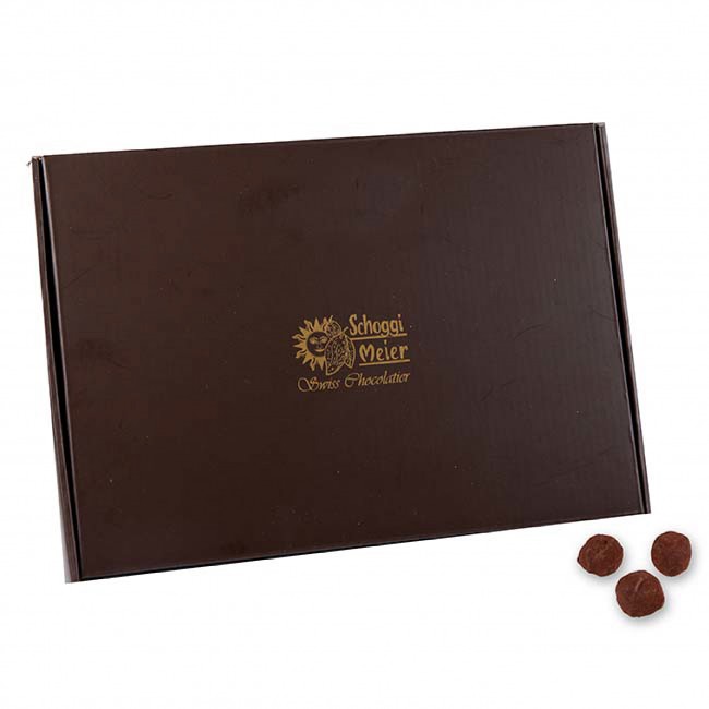 85% Dark Hand-Rolled Truffle Tray (48pcs) - Schoggi Meier