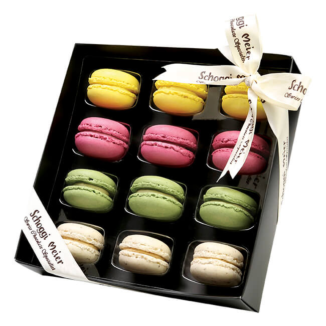 Assorted Classic Macarons (12pcs) - Schoggi Meier