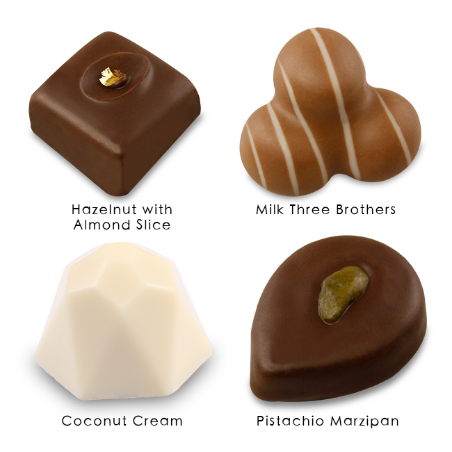 Small Graceful Assorted Praline Tray (24pcs) - Schoggi Meier