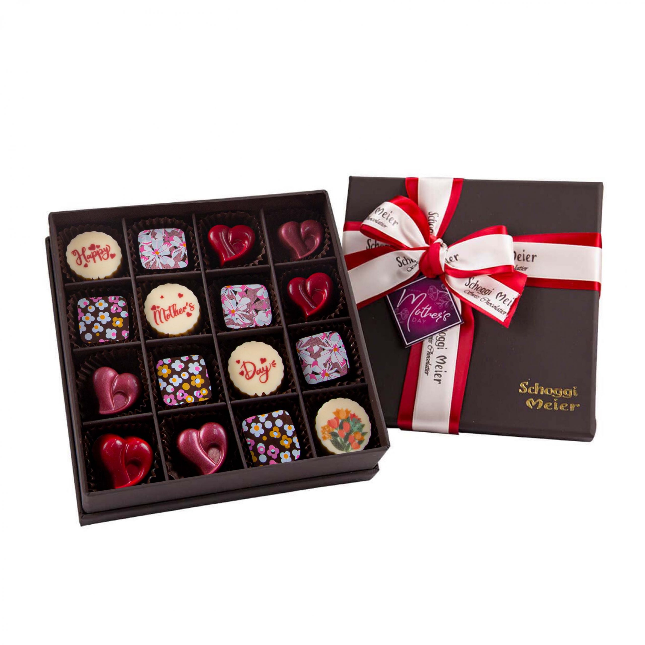 Happy Mother’s Day Praline Gift Box (16pcs) - Schoggi Meier
